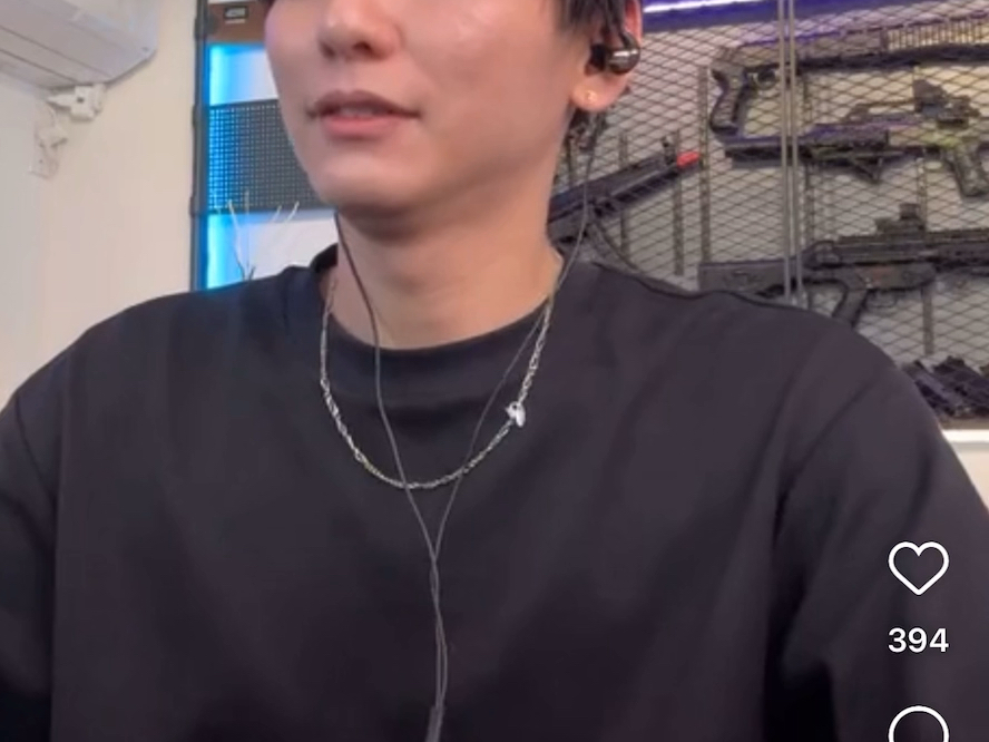 6/22 Ins Live上 编集作业中的键本辉