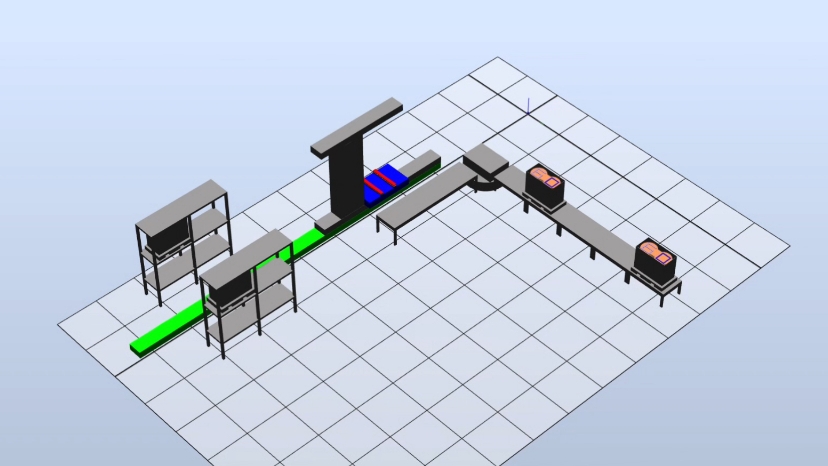 robotstudio离线编程 ABB机器人物料运输入库工作站(接代z做,毕设,...