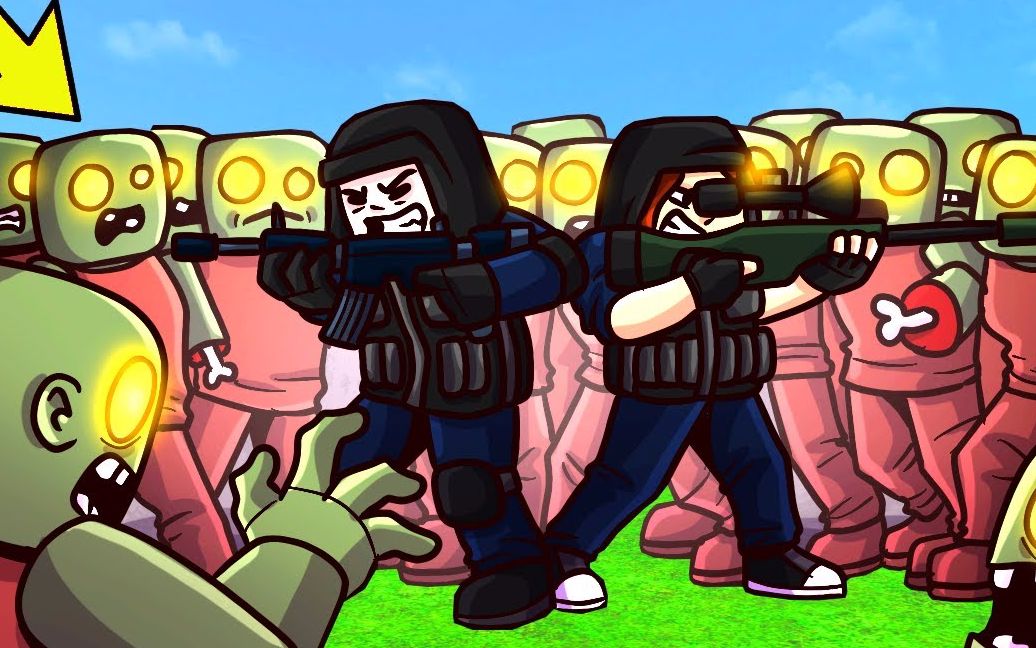 Roblox逃离僵尸故事模拟器!病毒泄露遭遇尸潮围攻!面面解说