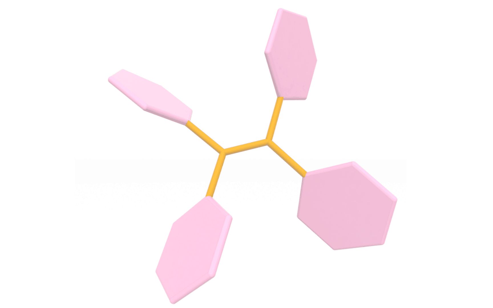 苯环填充模型构建-diamond-c4d-3dmax-crystalmaker