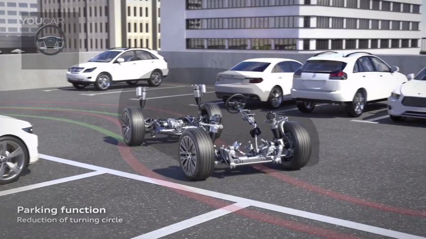 奥迪旗舰全新一代A8,首度使用四轮转向系统!四驱+四轮转向,操控碾压...