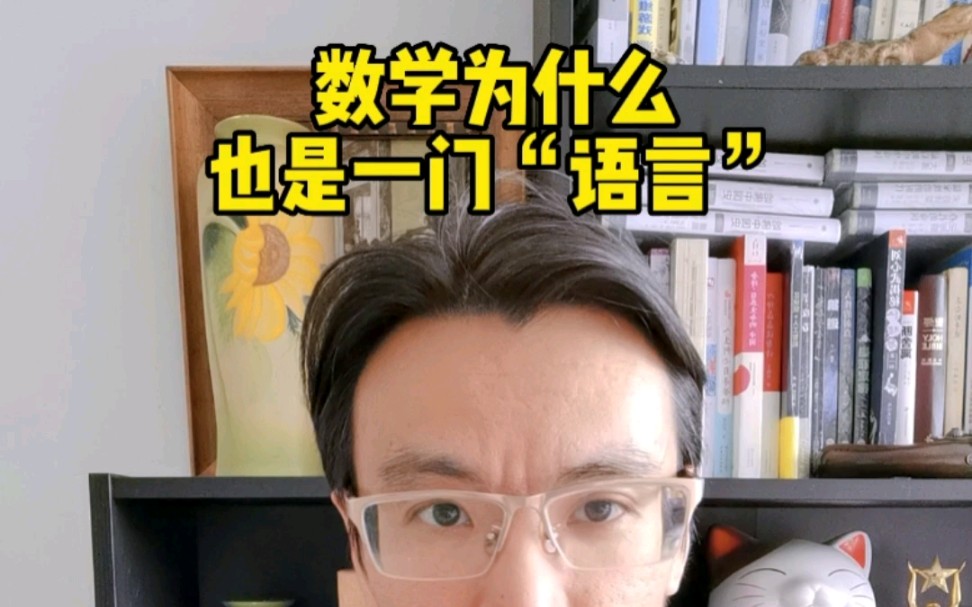 没错,数学其实是一门“语言”课