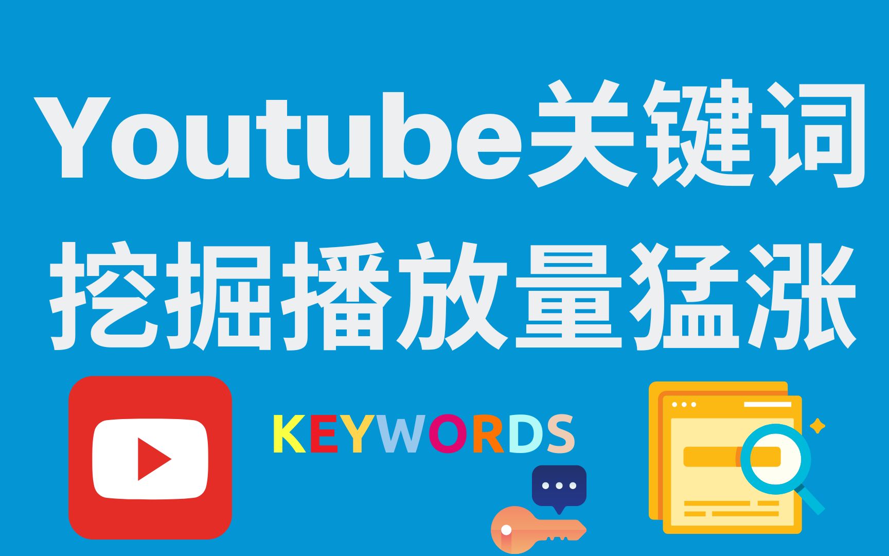 跨境电商Youtube关键词挖掘如何获得更多播放量为外贸独立站Shopify...