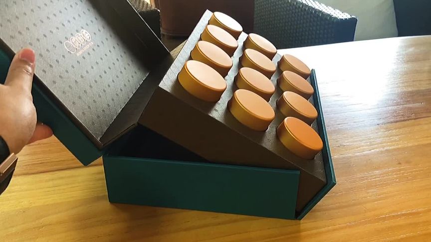 来了来了,结构来了 打开后自动呈现的包装礼盒高级感十足