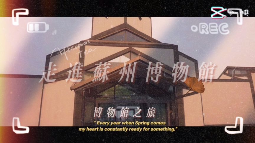 建筑大师贝聿铭设计的苏州博物馆新馆,很文艺,到苏州必去打卡。