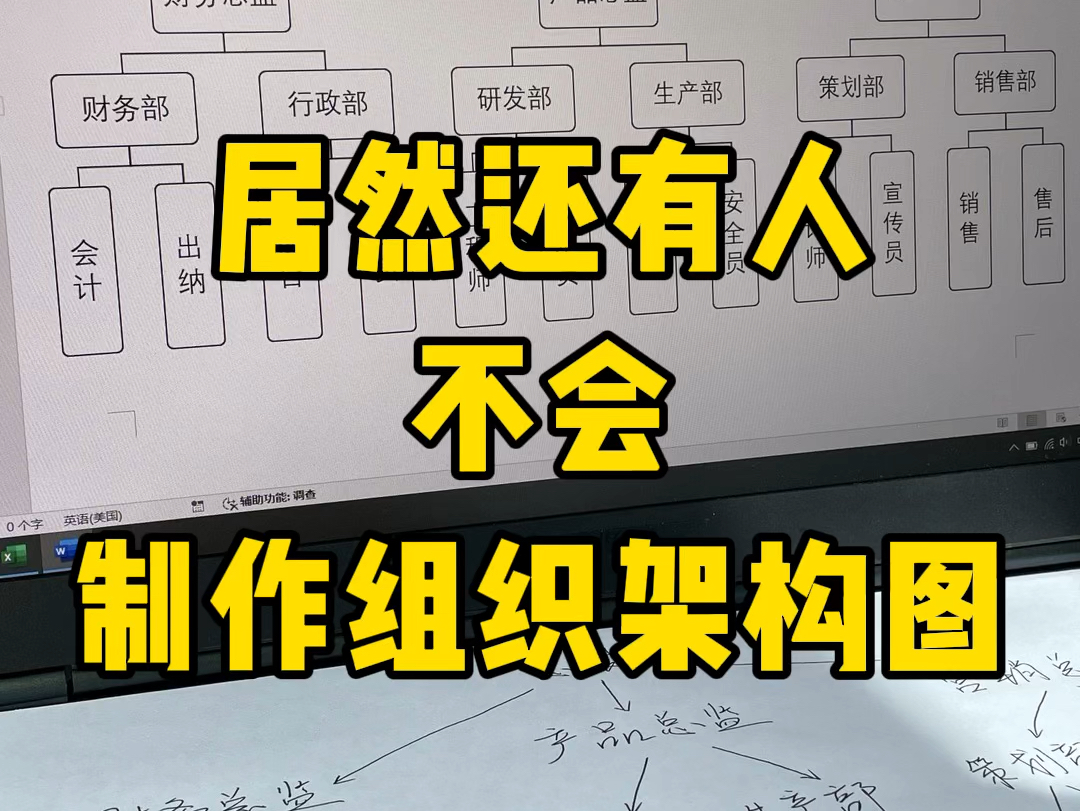 制作组织架构图太简单了