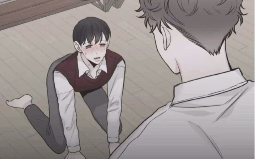 【漫画】怀孕的omega肚子疼快要晕倒在家里了,还好alpha及时出现,...