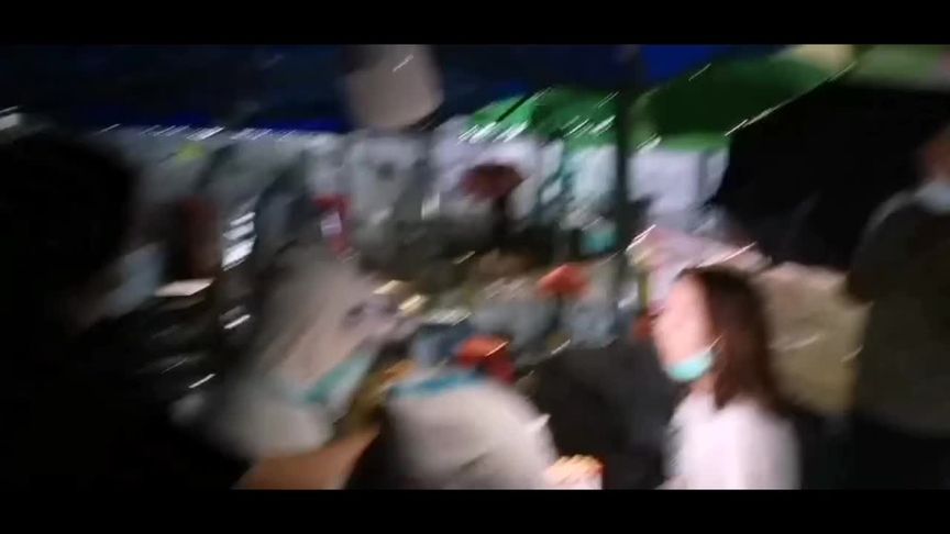 #平安守护 中山六院医疗小分队支援天河区核酸检测-明德堂