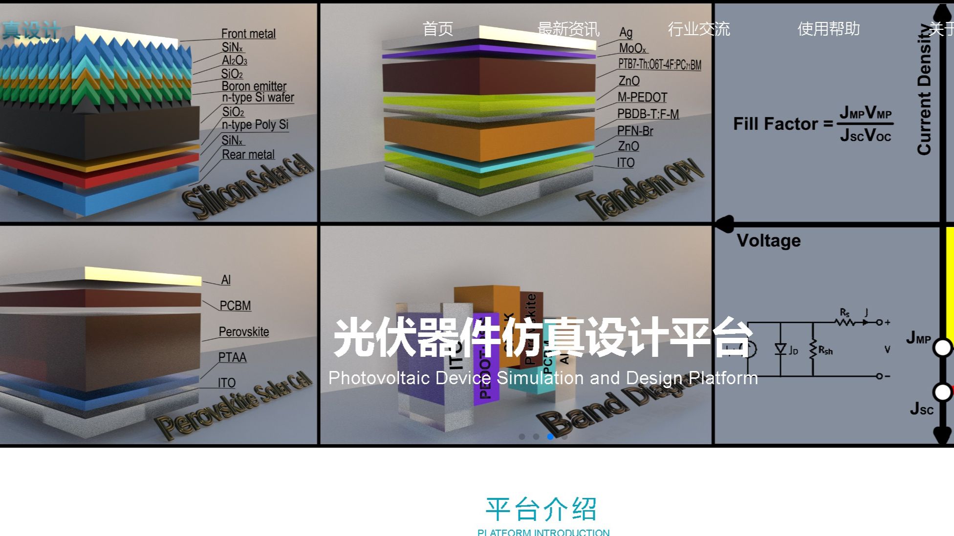 光伏器件仿真设计平台——传统电路模型仿真