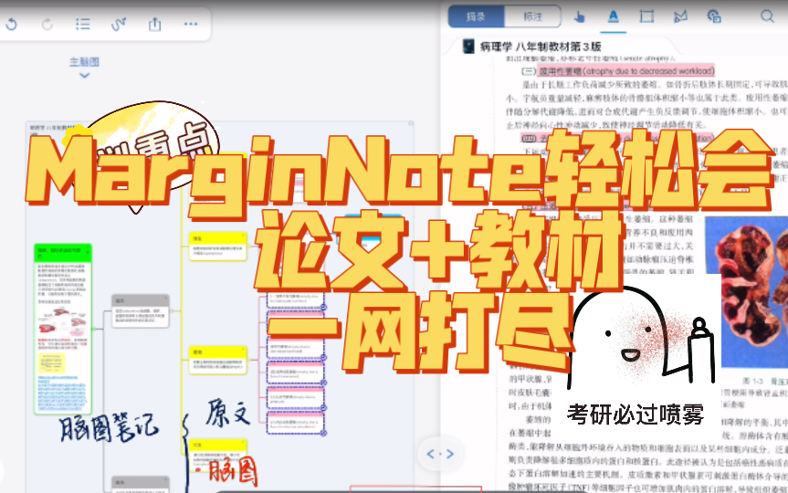 【iPad学习】升级你的PDF阅读器!MarginNote3:7分钟上手做立体阅读...