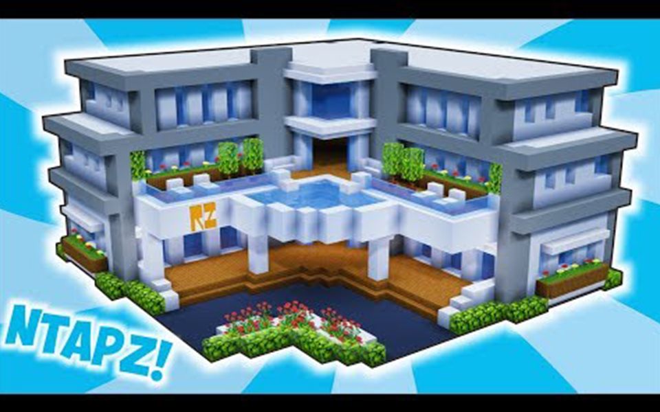 【Rauntzent】Minecraft我的世界 现代酒店建造教程(授权搬运)