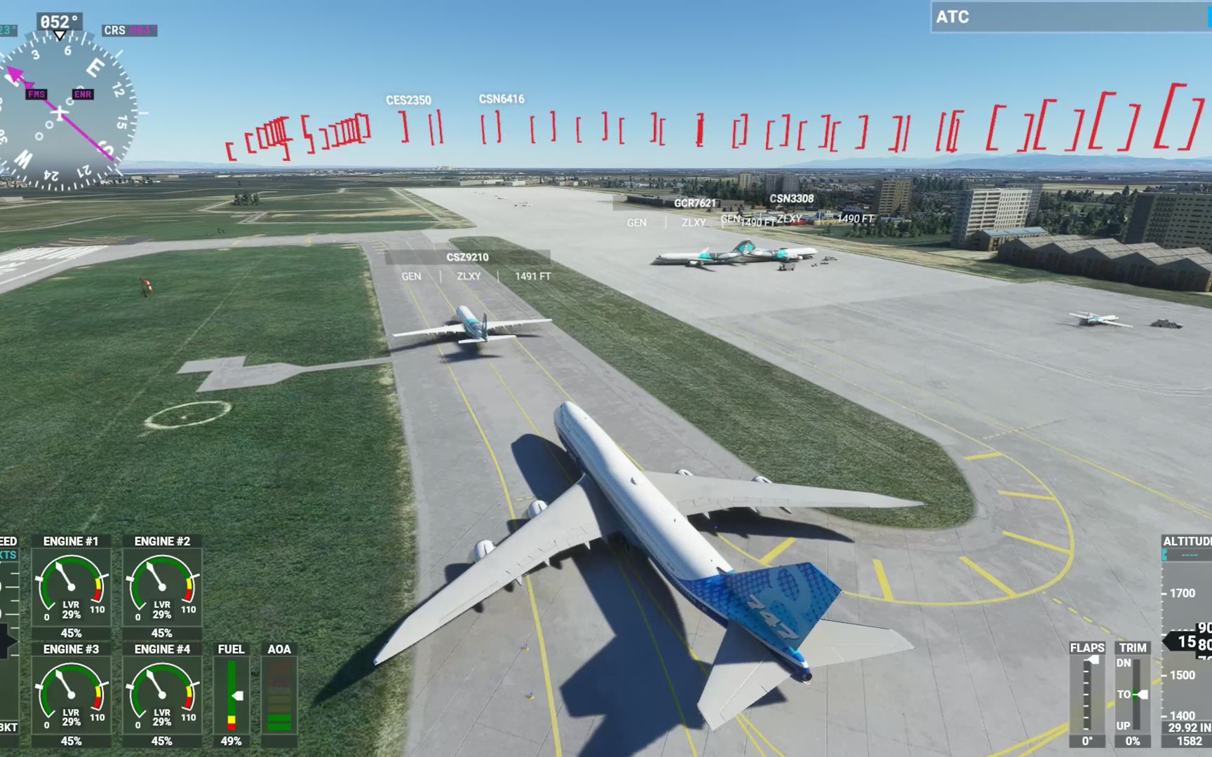 【微软模拟飞行】尾随现实航班会发生什么?