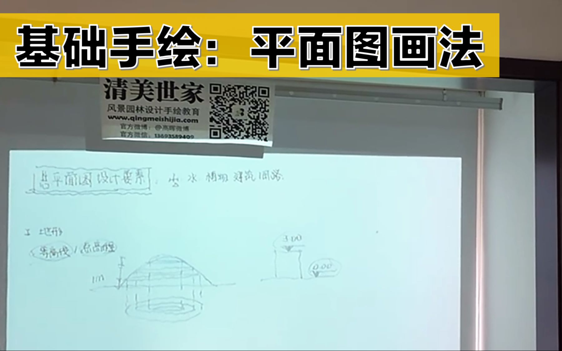 基础手绘:平面图画法