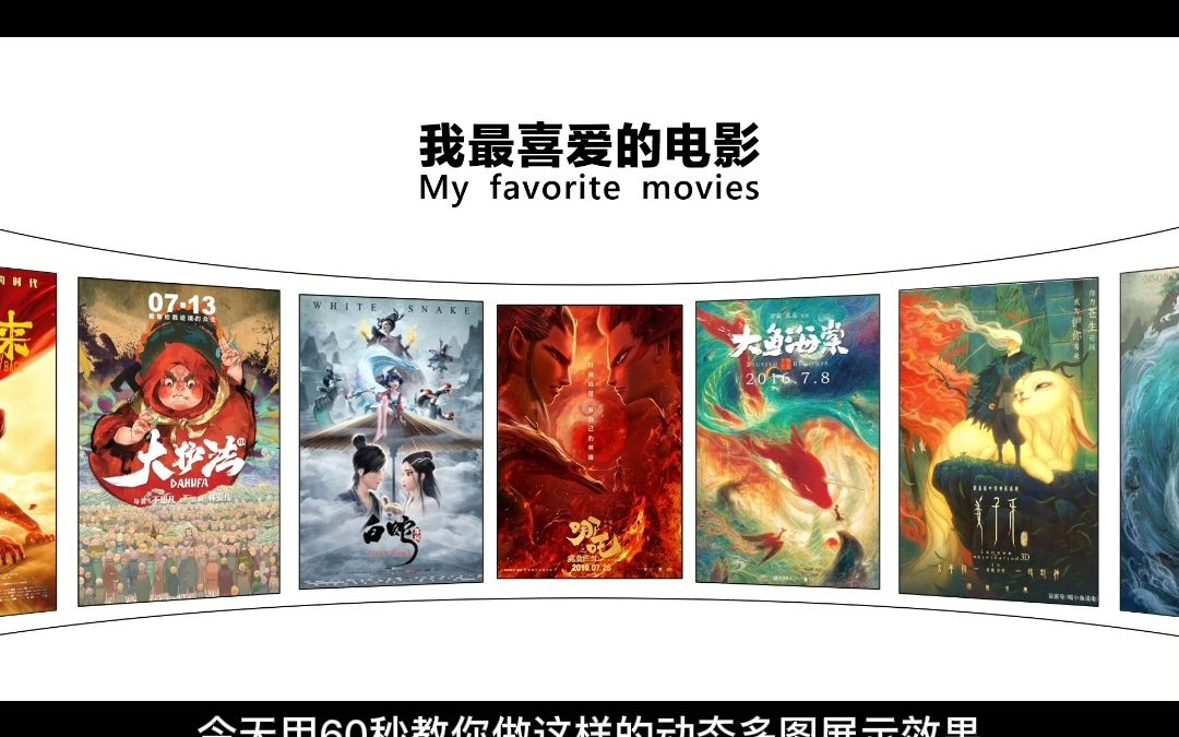 PPT多图展示动画