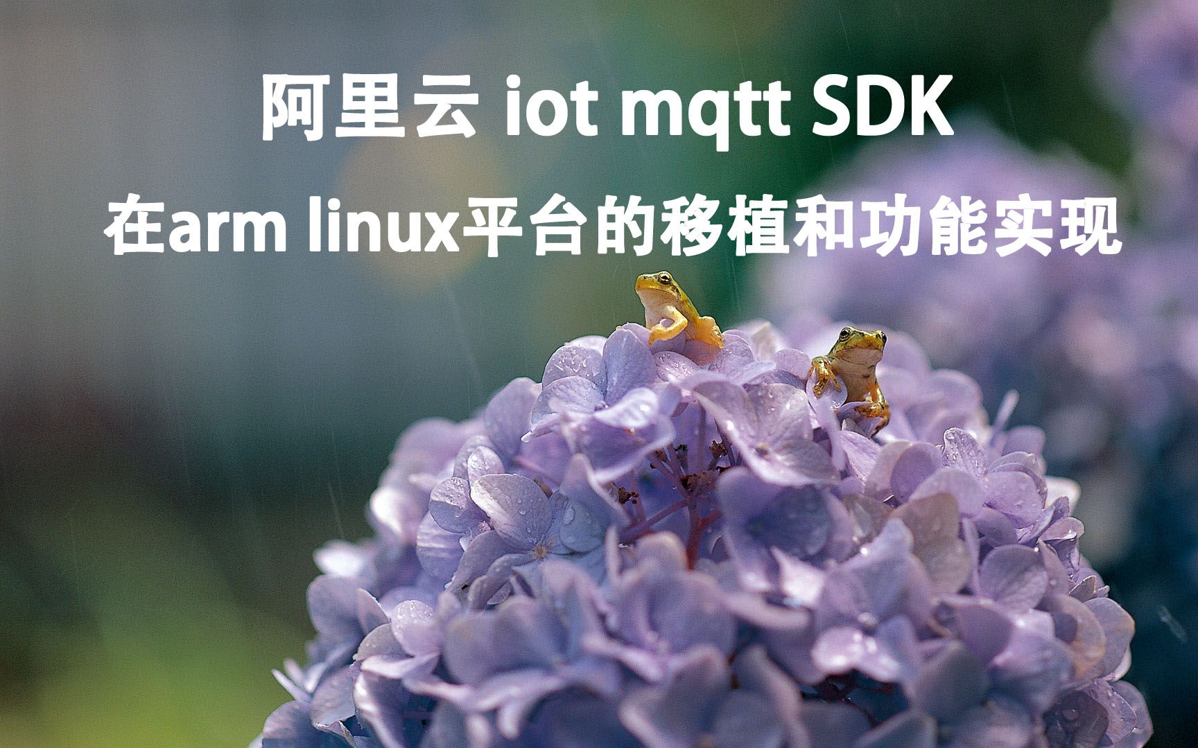 阿里云iot mqtt SDK 在arm-linux平台的移植和功能实现