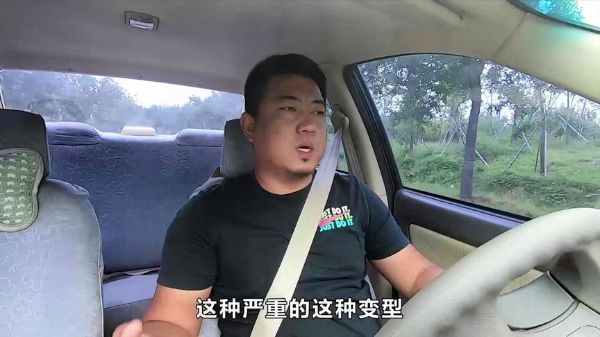 把老款现代伊兰特开到路上,质量稳定动力足,性价比很高