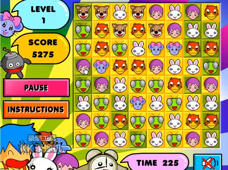 【4399经典怀旧游戏】可爱宠物连连看