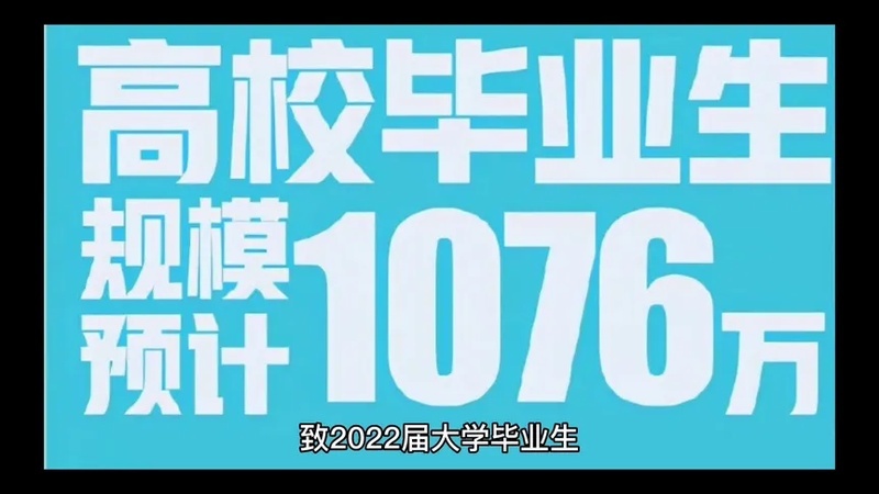 致2022届大学毕业生