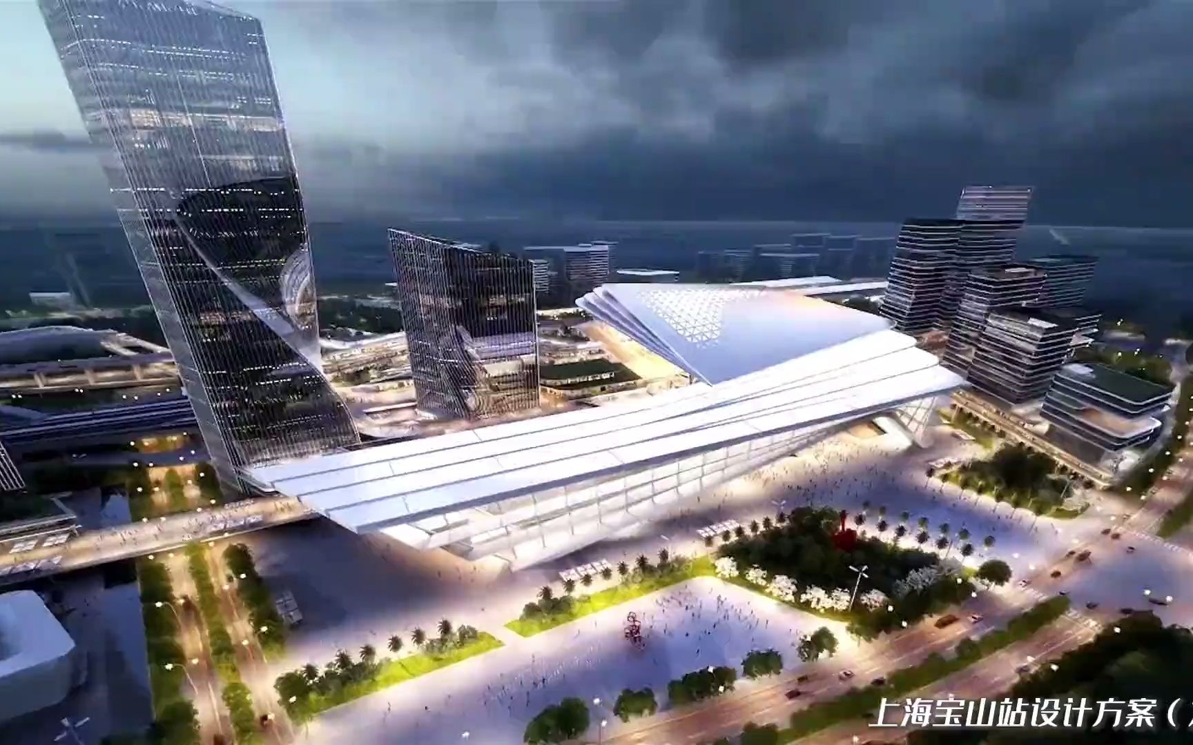 方案六丨高铁上海宝山站设计方案