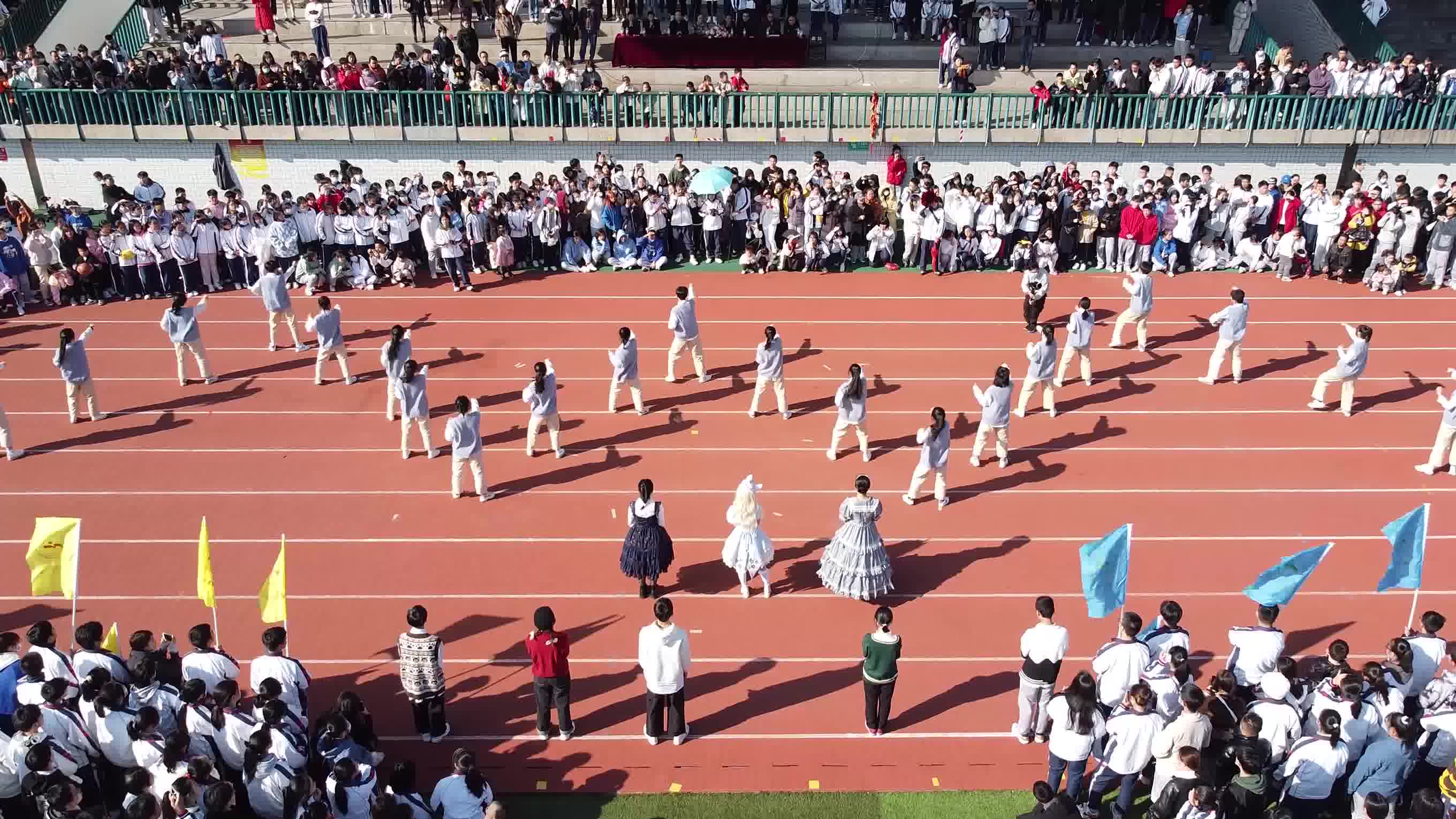 福安市高级中学第35届田径运动会舞社入场式表演——青春有你3主题...