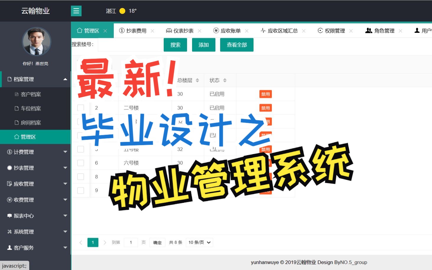 【物业管理系统】附项目源码分享链接