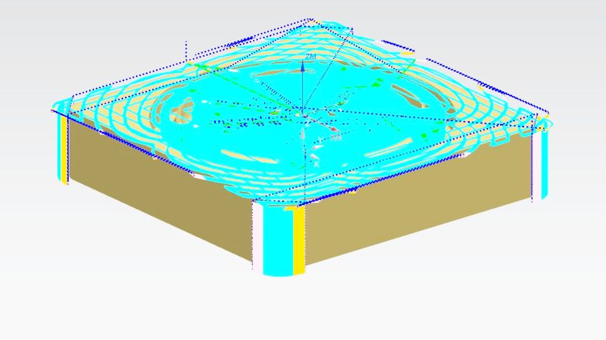 Siemens Tutorials NX1872 CAM UG CNC编程实例精加工编程