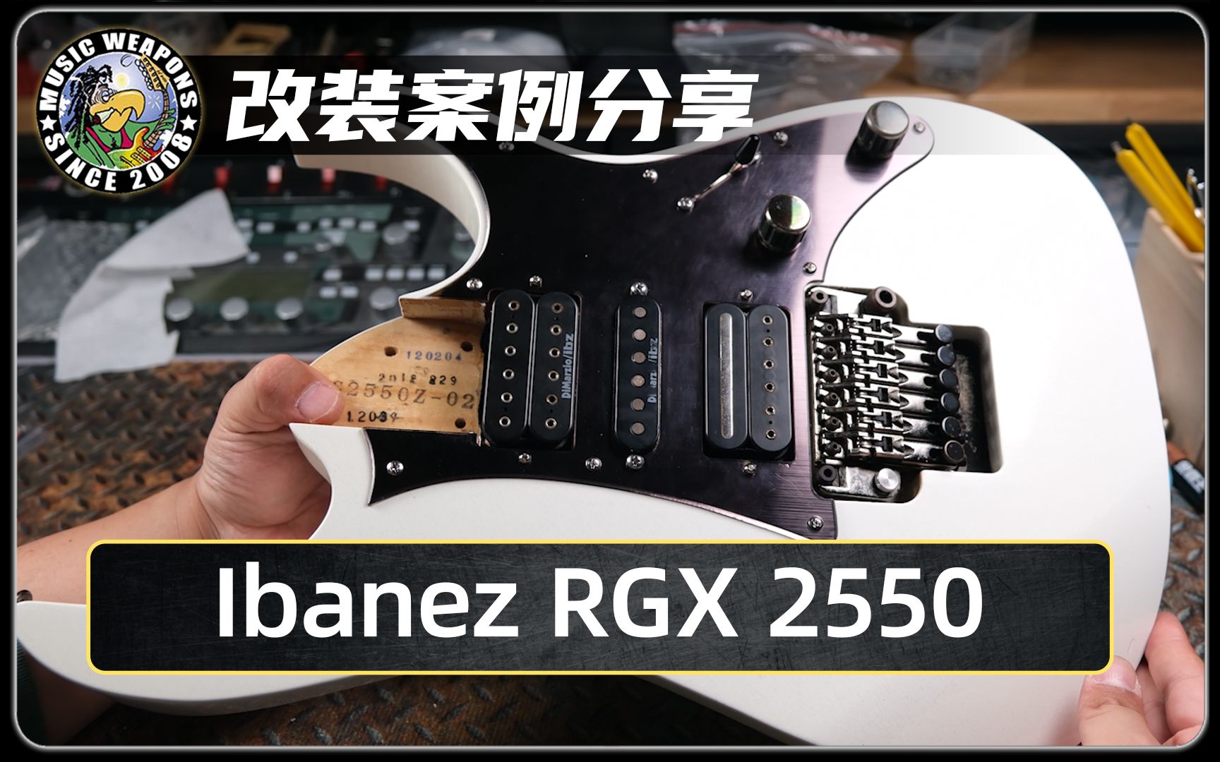 ...RGX 2550/拾音器/电路/设计/升级/改装/DIMARZIO/电位器/档位器