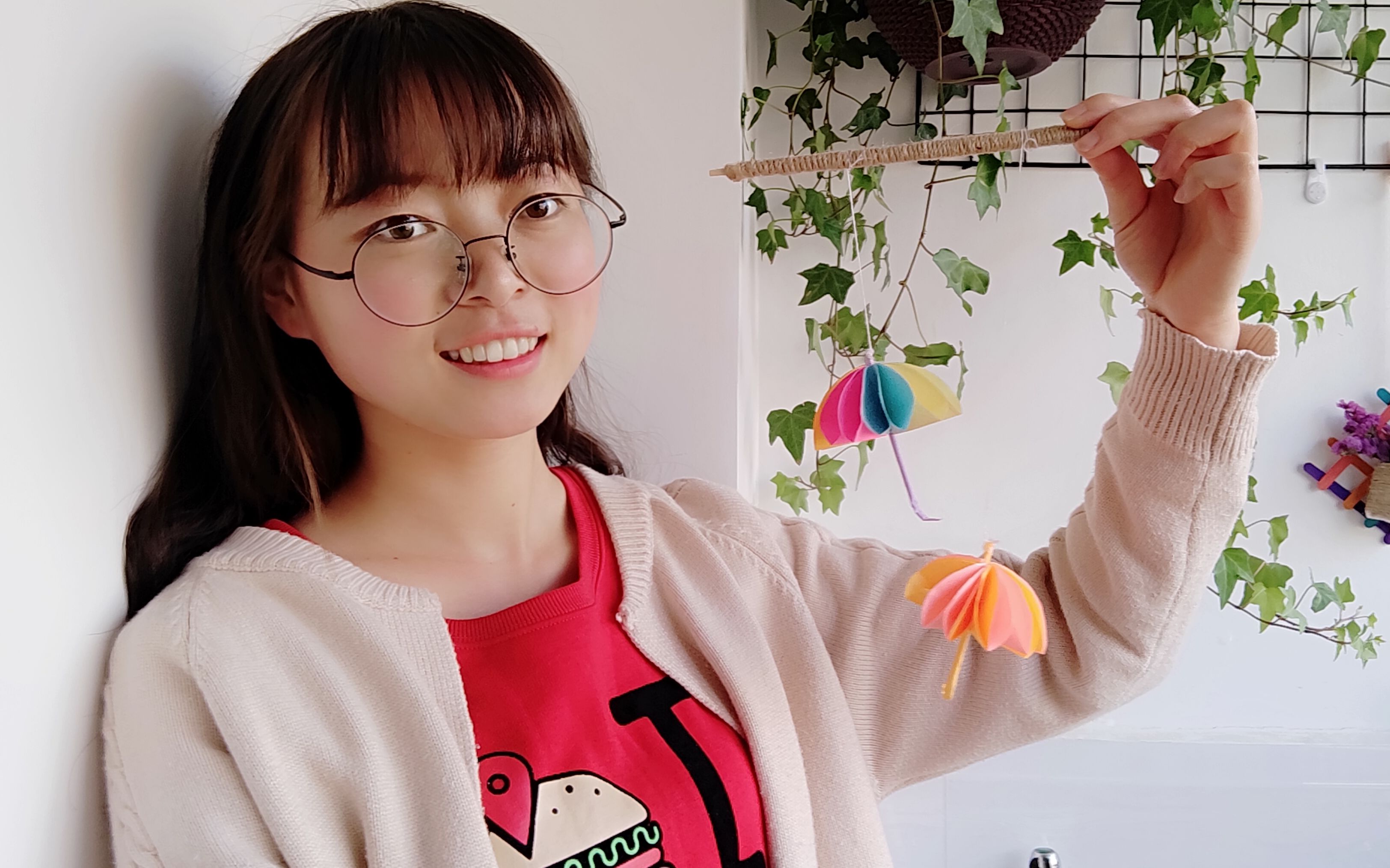 【折纸雨伞】小时候想买的花雨伞,怎么折,原来方法这么简单