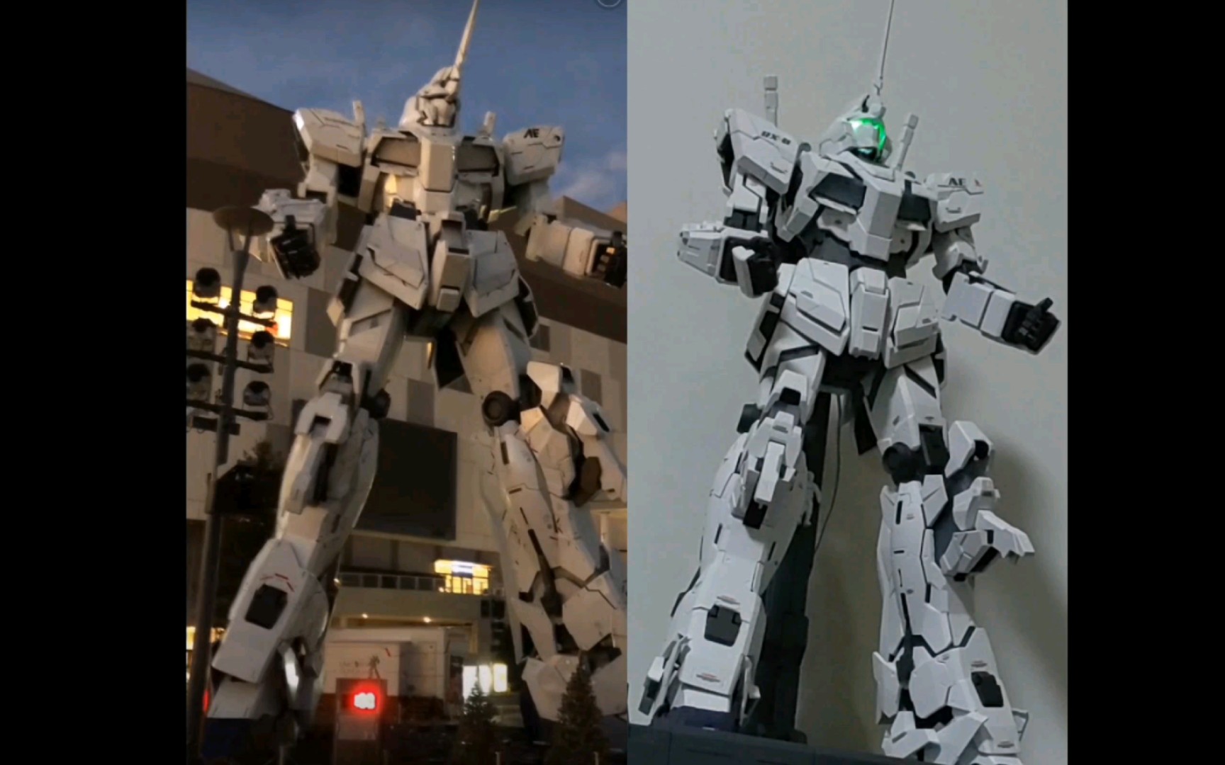 万代PG独角兽一号机加透明精神力骨架,还原台场自动爆甲