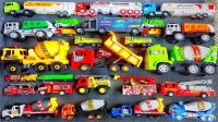   早教启蒙 工程车动画片大全 遥控挖掘机 认识颜色