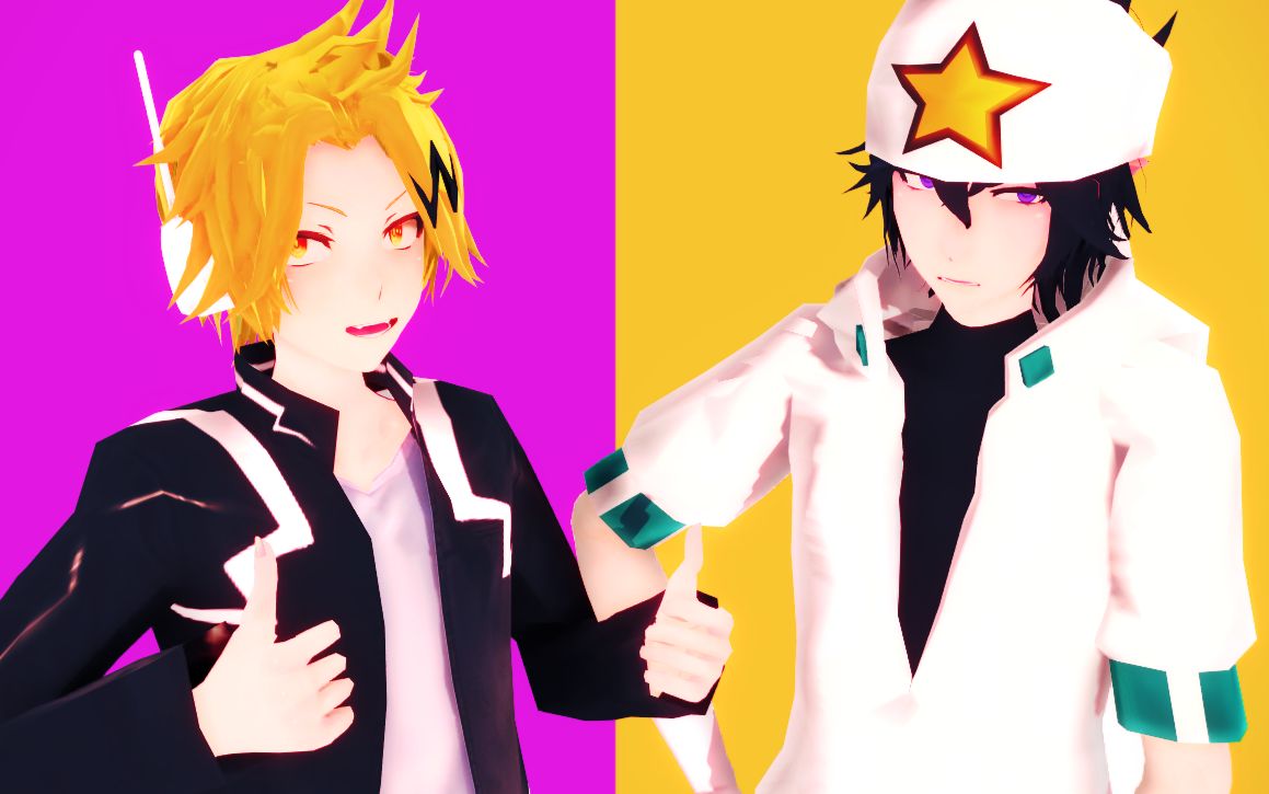 【MMD凹凸世界+我的英雄学院】-雷电-ELECT【模型配布+群宣】