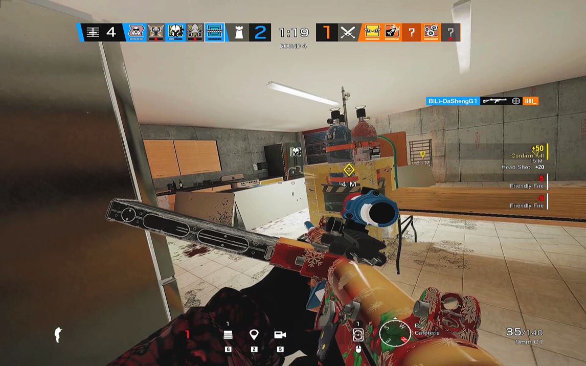 【彩虹六号】诠释“1滴血”的情况下该怎么打