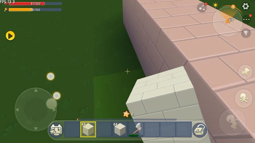 迷你世界别墅生存:我搭了一座房子。