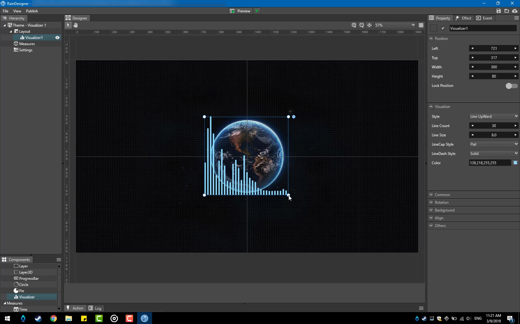 如何给壁纸添加动态音乐频谱