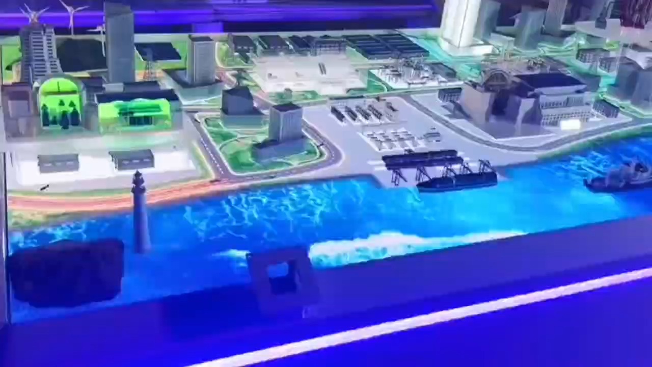 电子沙盘与实体模型的结合呈现什么效果
