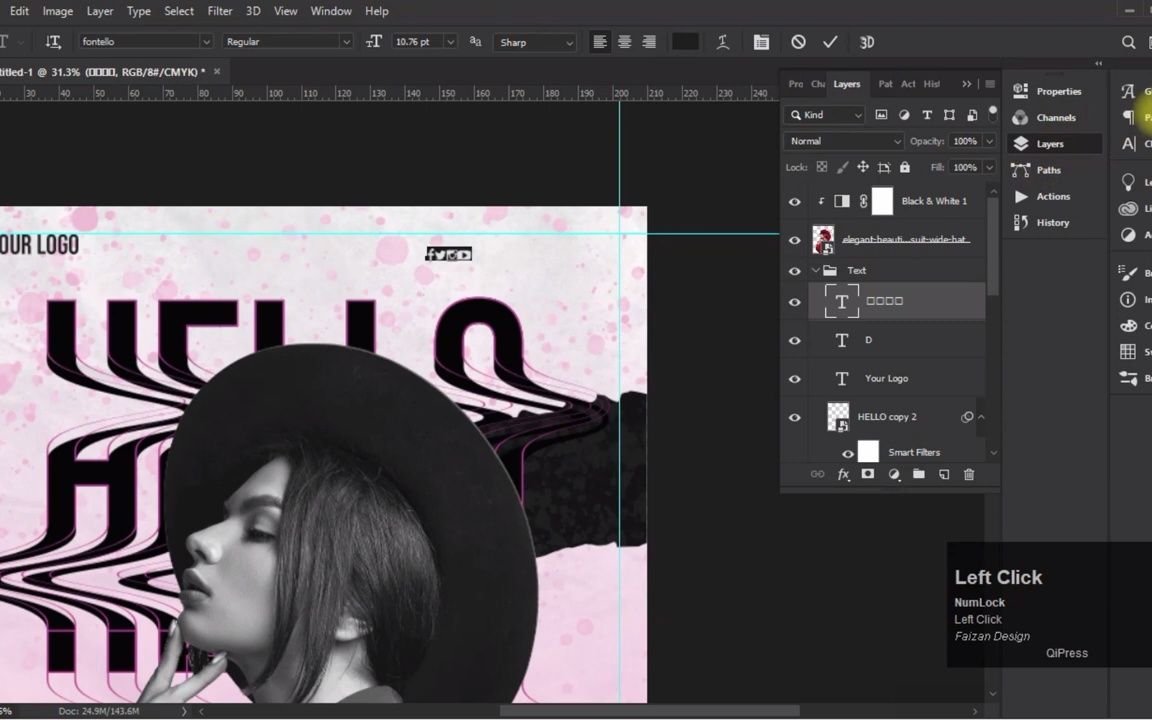 如何在Photoshop中创建一个海报设计 I Photoshop教程