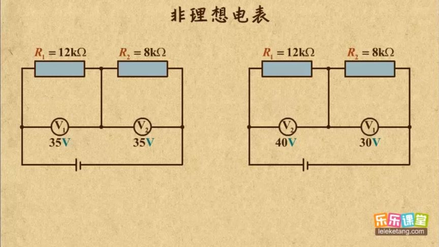 乐乐课堂:非理想电表的计算
