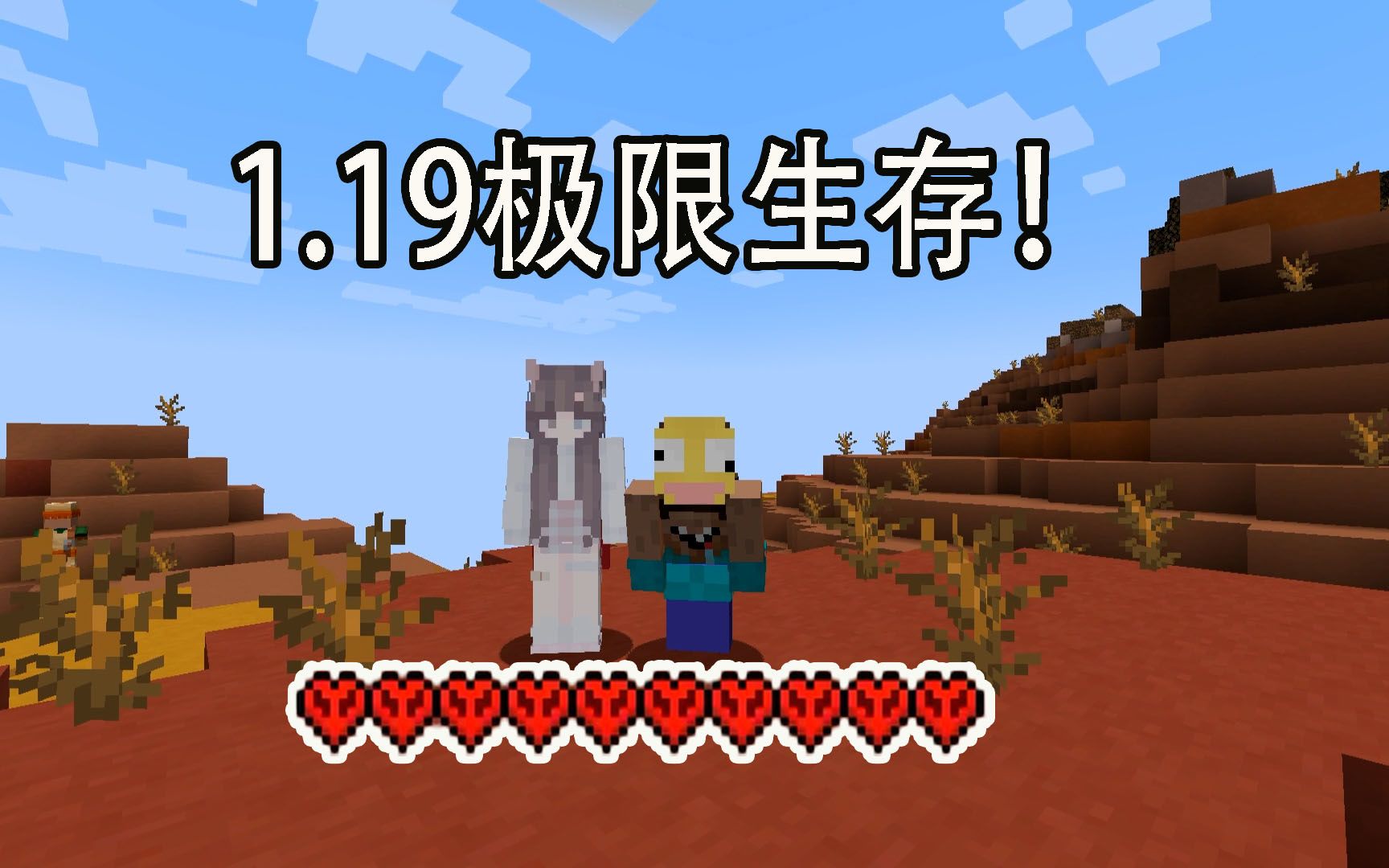 MC极限生存!只有一条命!如何通关!_我的世界