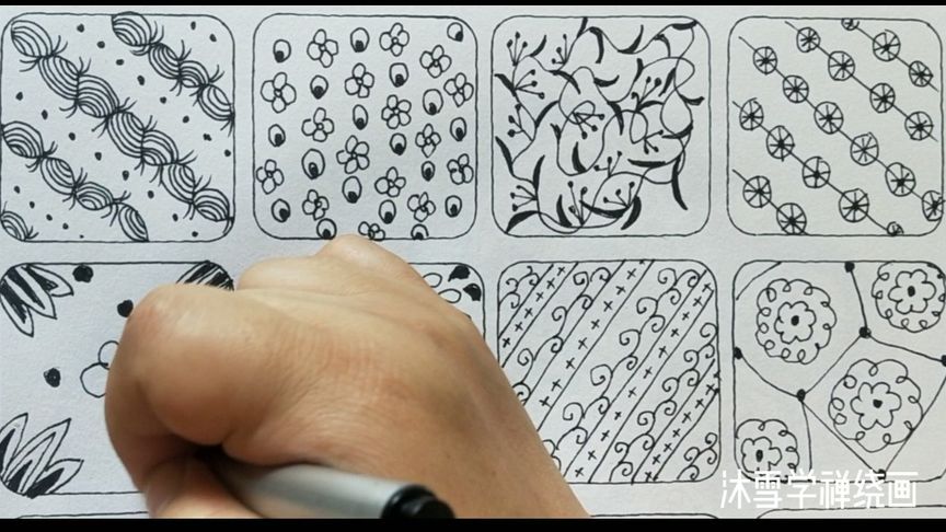 想要线描画的好,点线面基础图样练习必不可少,零基础绘画