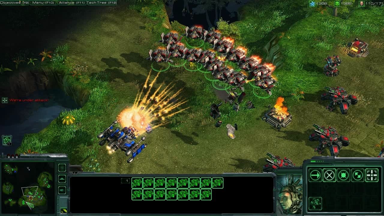 早期星际争霸2人族Demo视频