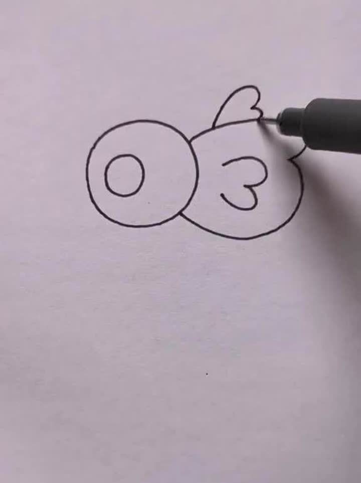 00333画小鸡,这样画真的很神奇