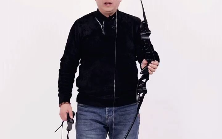 上弦绳的使用方法#HUWAIREN弓箭