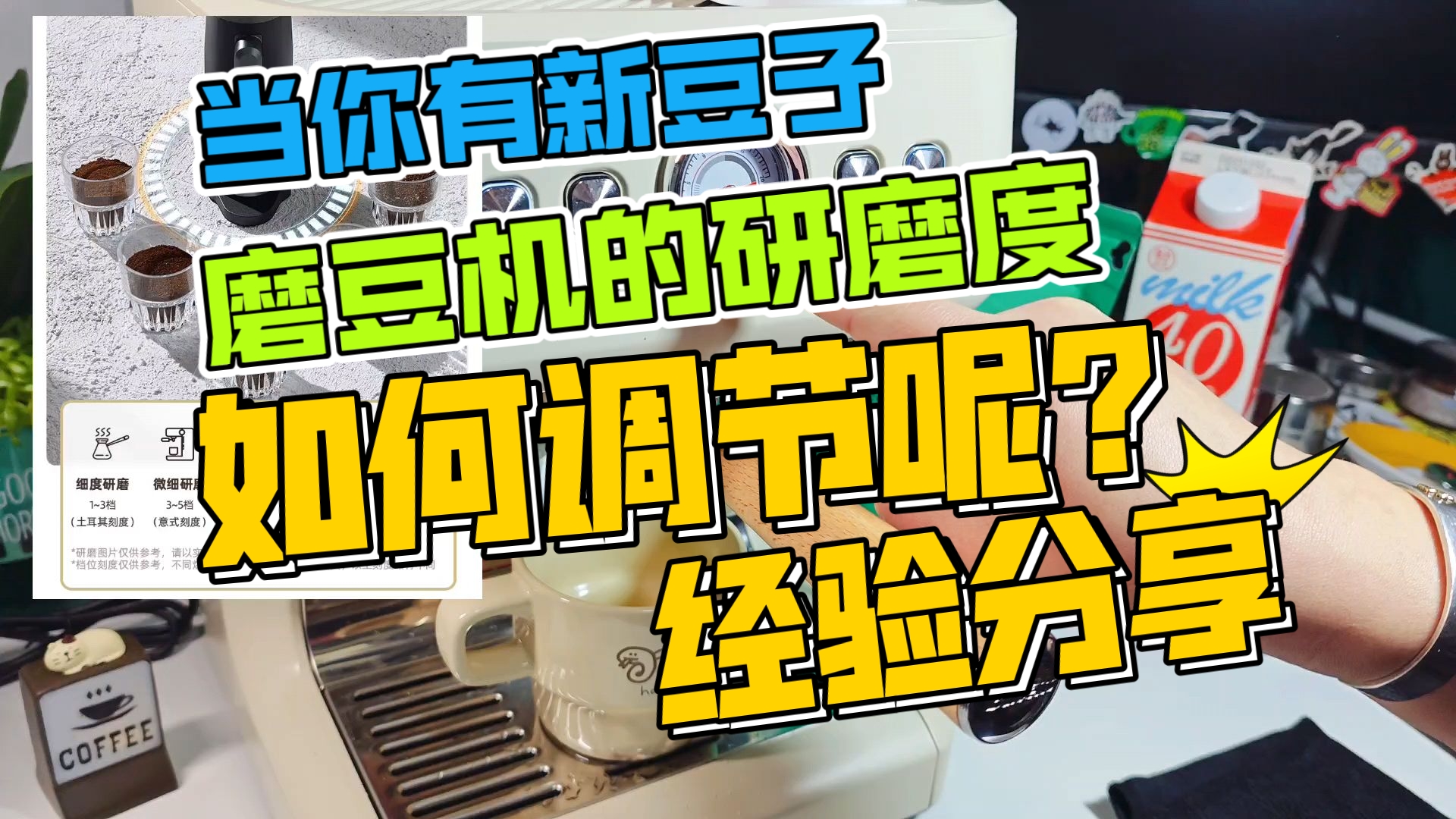 当你有新豆子,磨豆机的研磨度如何调节呢?经验分享