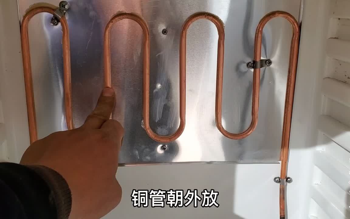 冰箱盘管后不停机.