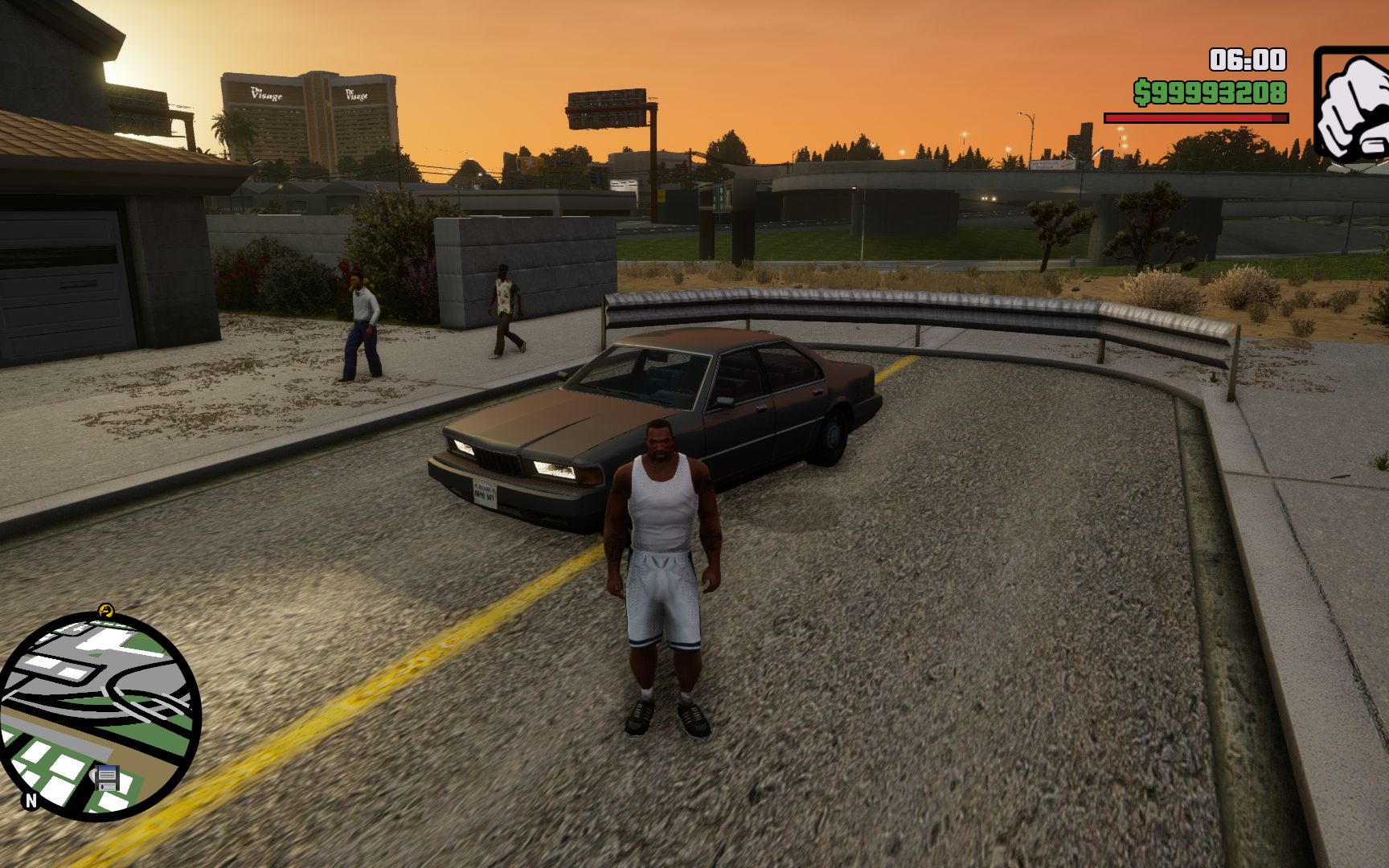 GTA SA圣安地列斯重制版隐藏车 圣马克酒馆任务-自由城哨兵 收集(非...