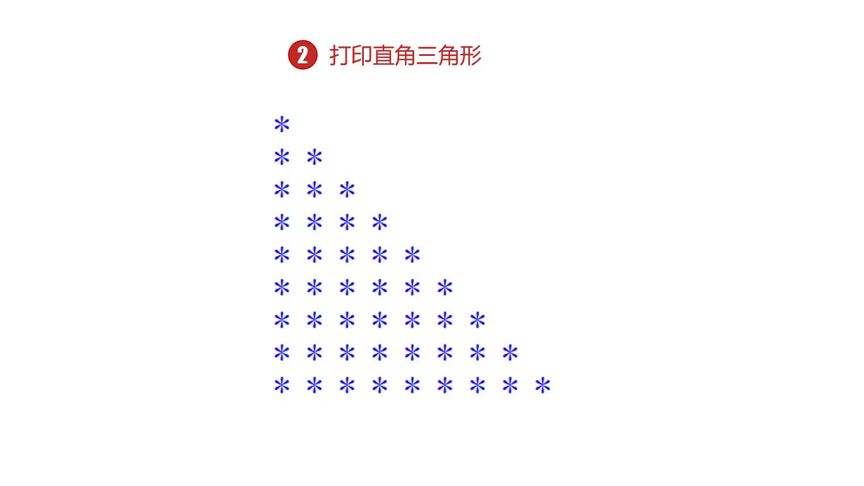 第三章:使用Python输出直角三角形 3-2