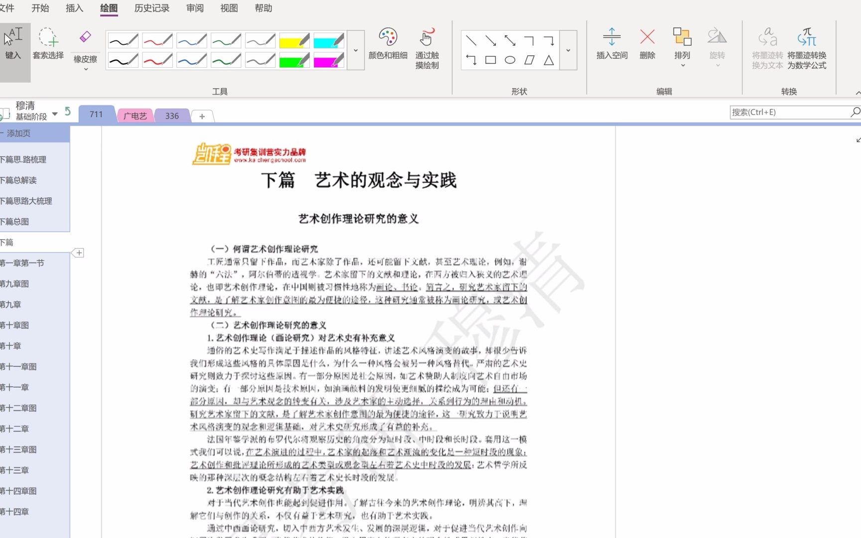 艺术考研 | 陈岸瑛《艺术概论》下编“艺术的观念与实践”总解读1-10(1)