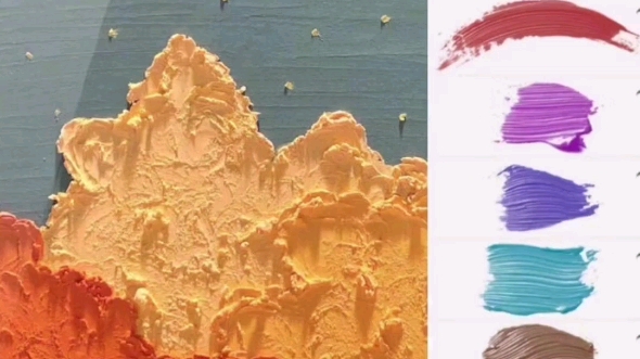 油画笔刷 超级质感效果立体 ps/procreate均可用 三连无偿分享啦