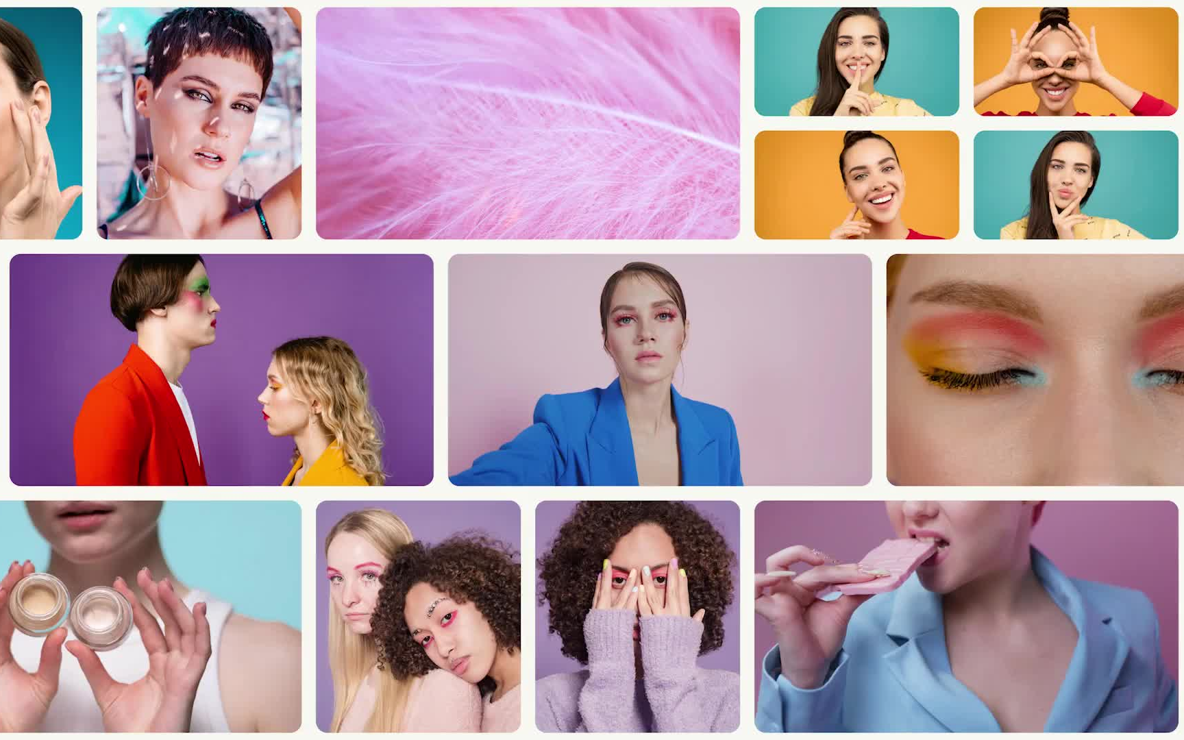 AE分屏多屏转场过渡模板-10组分屏转场过渡 多个照片之间来回切换...