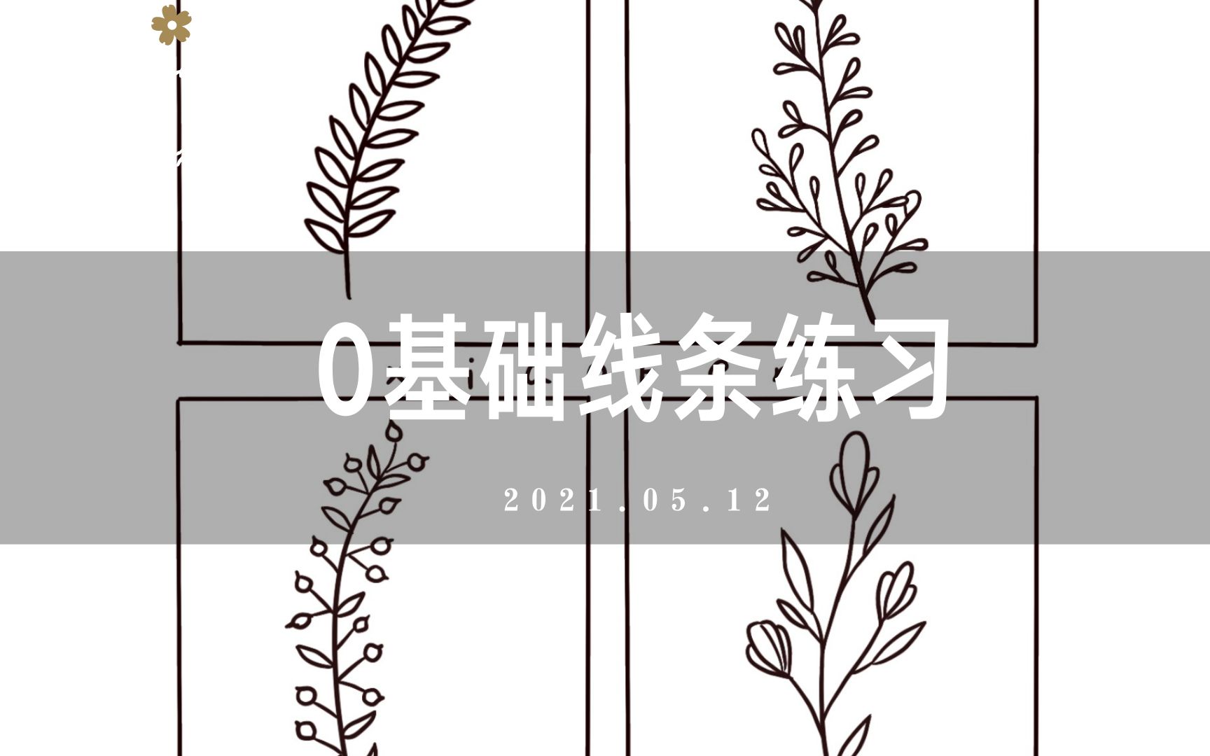 怎样才能把线条画好?零基础插画小白开笔练习,专治手抖